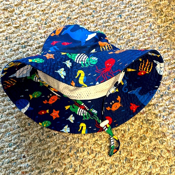 Accessories | Navy Blue Infant Toddler Sunhat Sun Hat 1218 Months ...